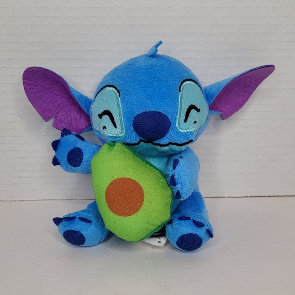 Disney | Toys | Disney Stitch With Avocado Feed Me Series Small Plush ...